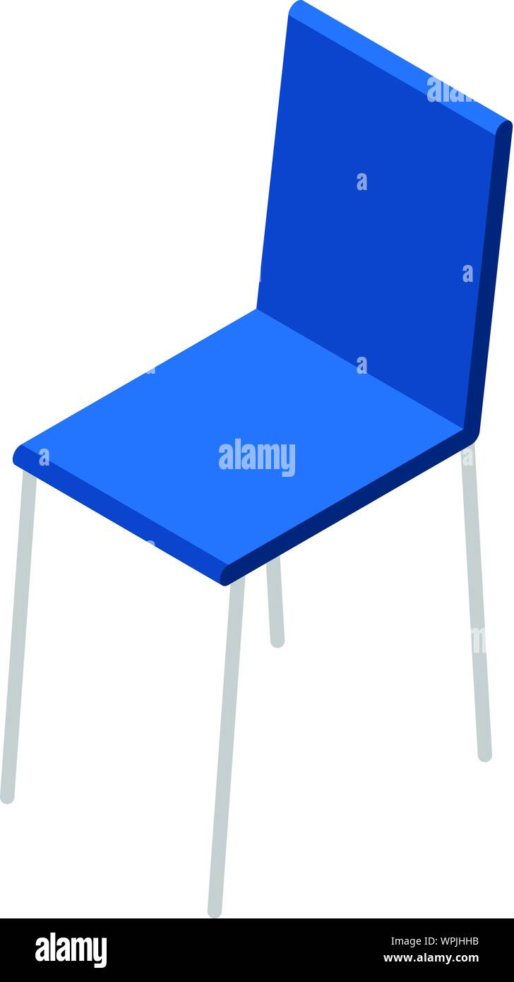 Blue metal armchair Stock Vector Images - Alamy