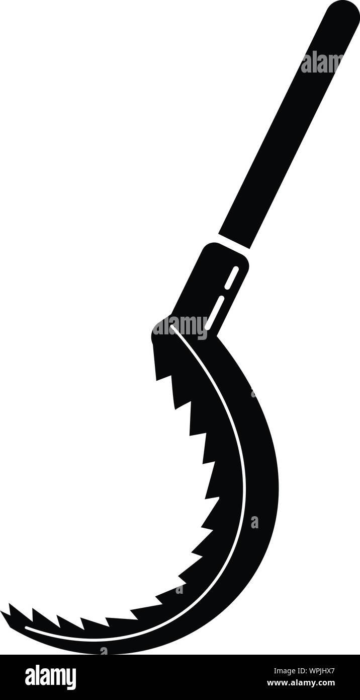 Hand sickle icon, simple style Stock Vector Image & Art - Alamy