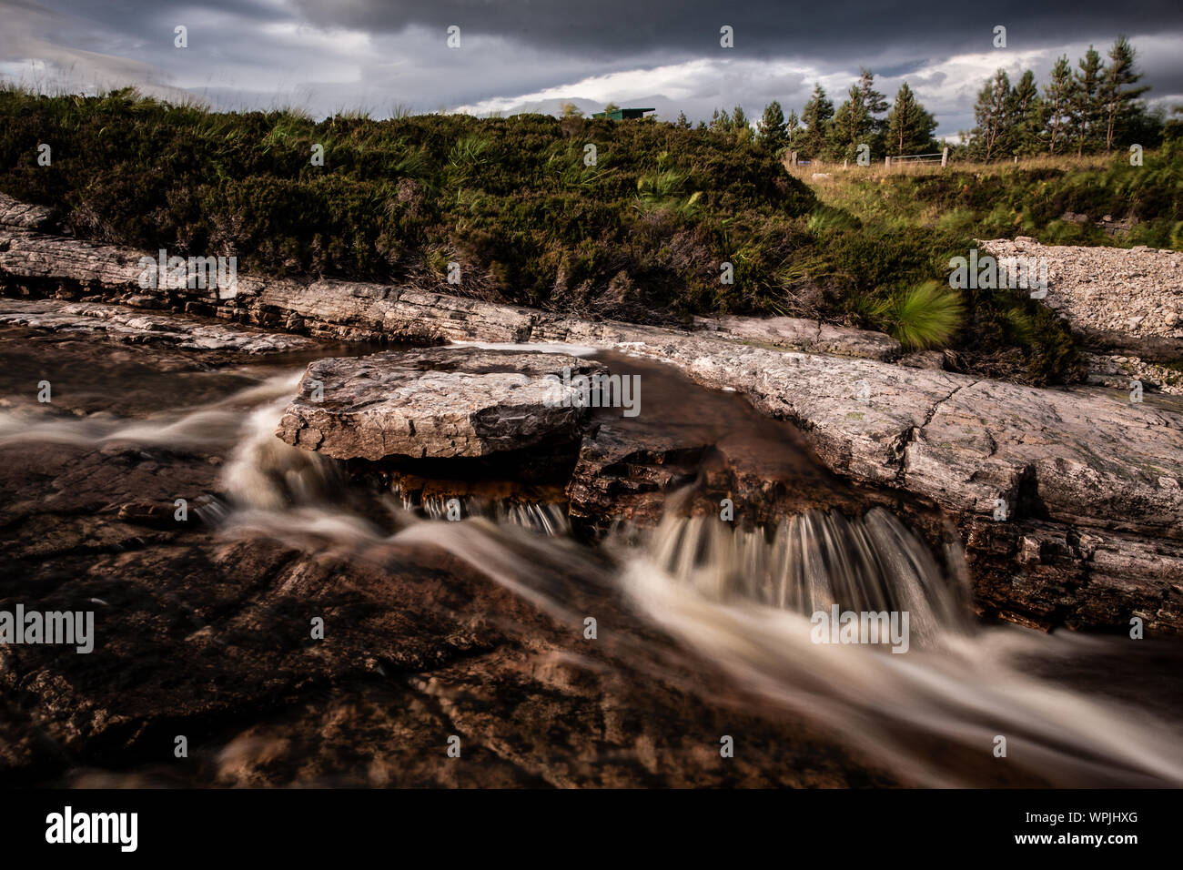 river landscape in Scotland Stock Photo - Alamy