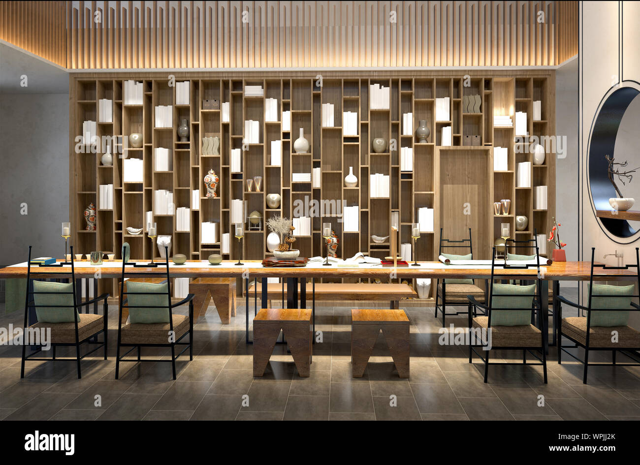 3d render product showroom Stock Photo - Alamy