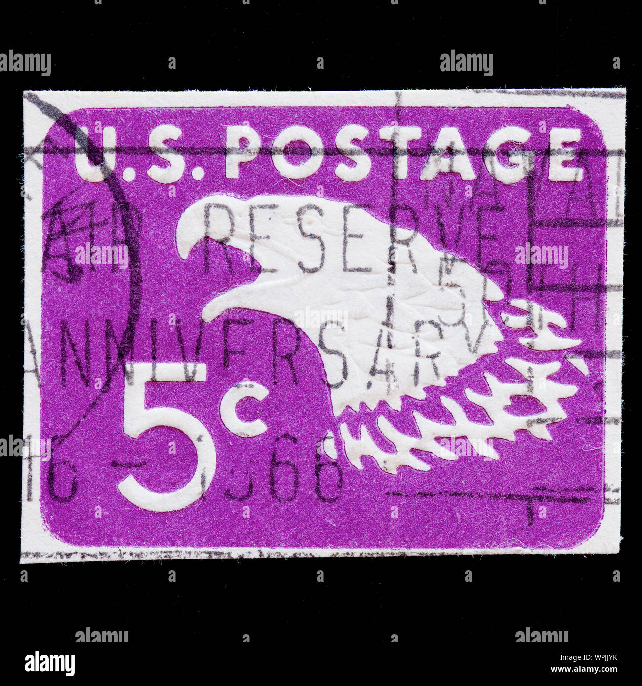 United States Postage Stamp - Eagle Stock Photo - Alamy