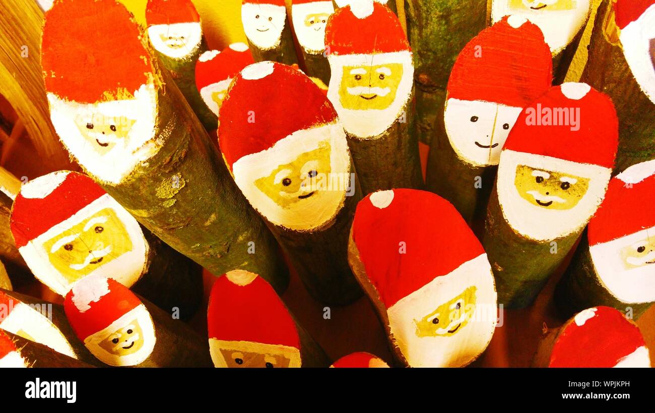 Santa claus with stick hi-res stock photography and images - Alamy