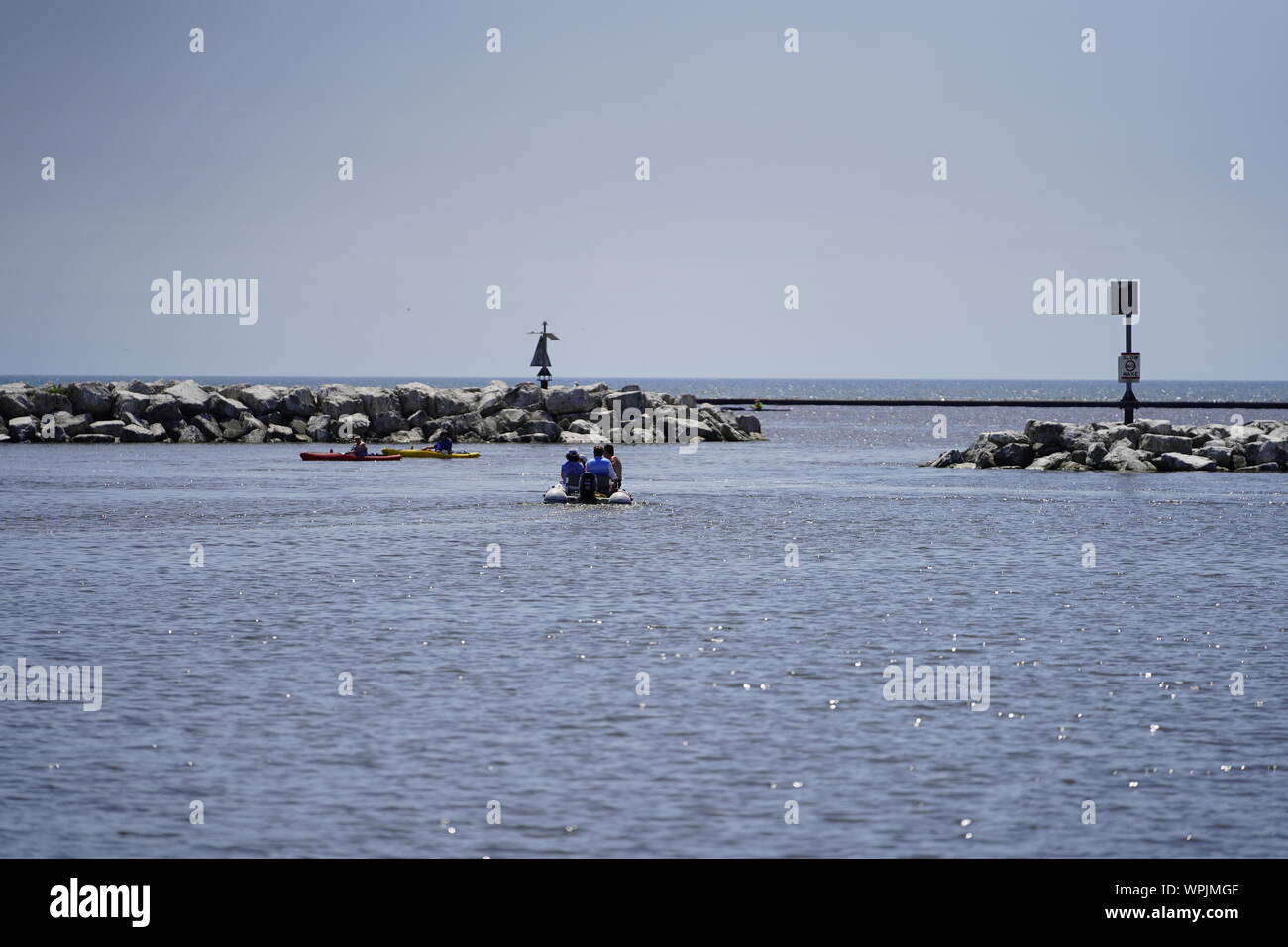 lake, lighthouse, morning, sheboygan, sunrise, wisconsin, blue harbor ...