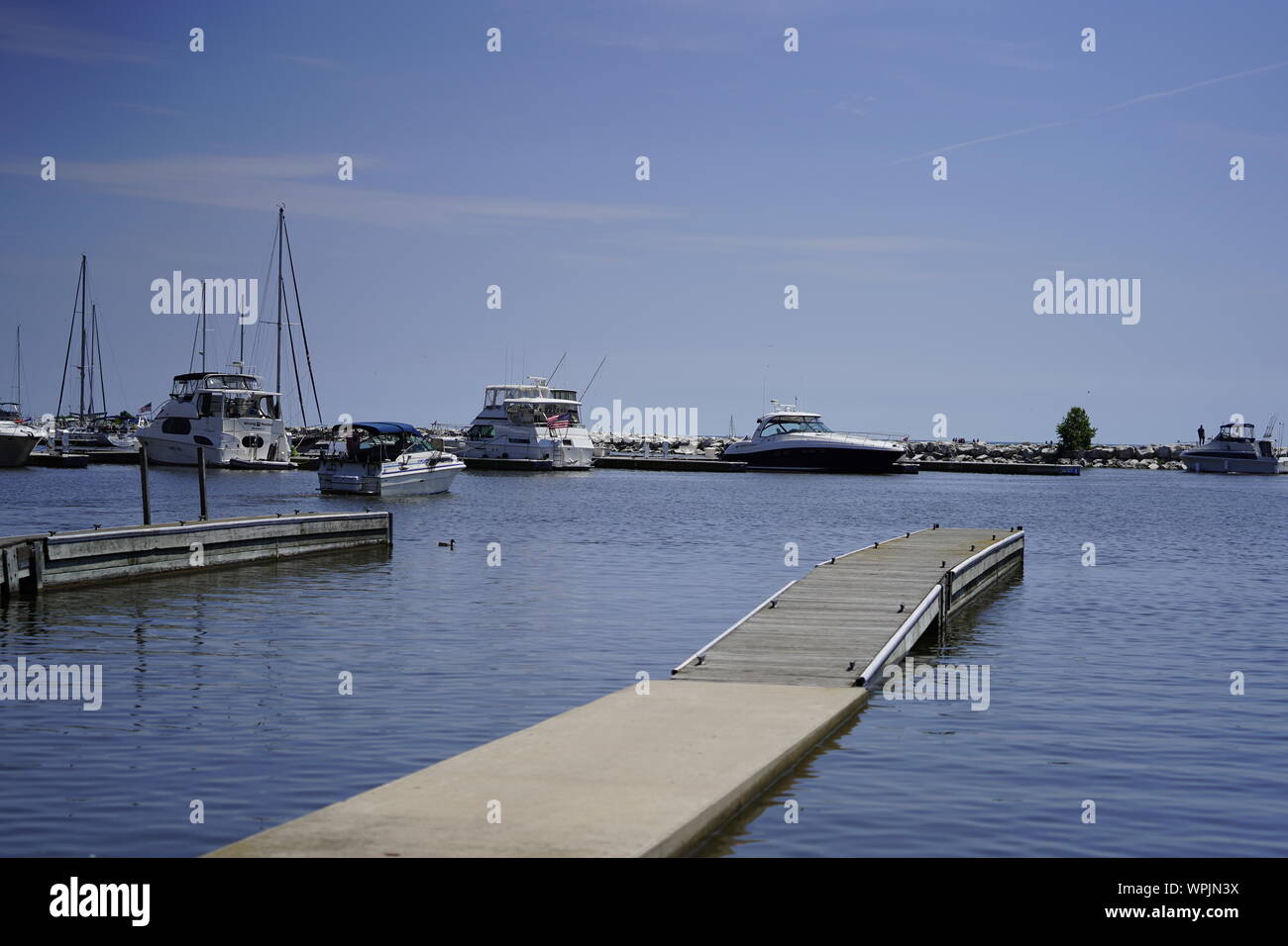 lake, lighthouse, morning, sheboygan, sunrise, wisconsin, blue harbor ...
