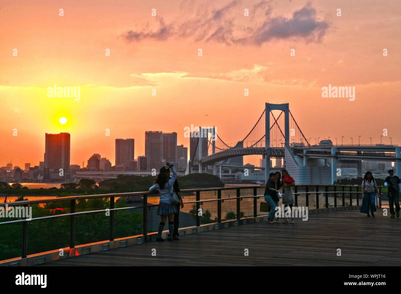 Rainbow bridge sunset hi-res stock photography and images - Alamy