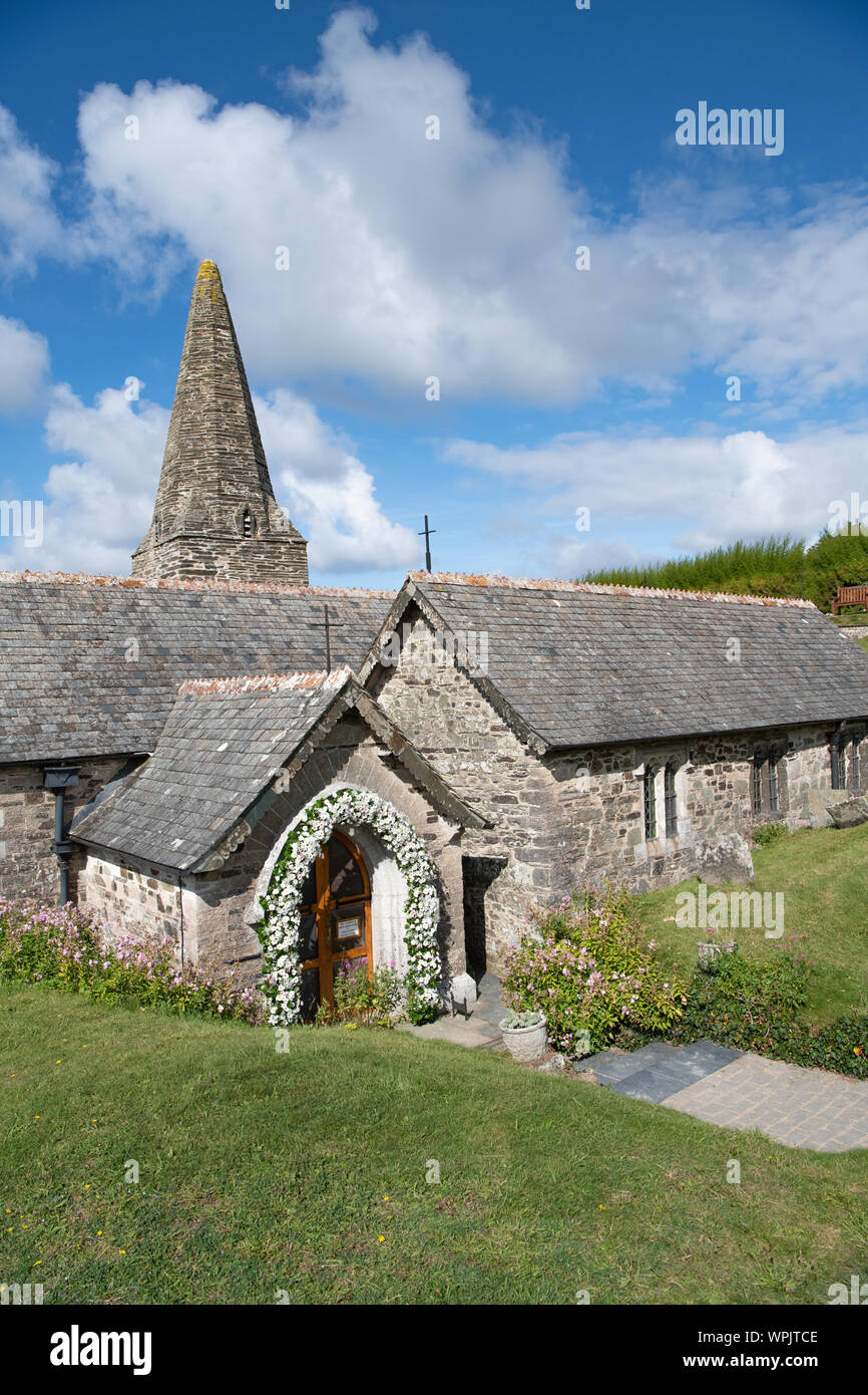 St_enodoc_church hi-res stock photography and images - Alamy