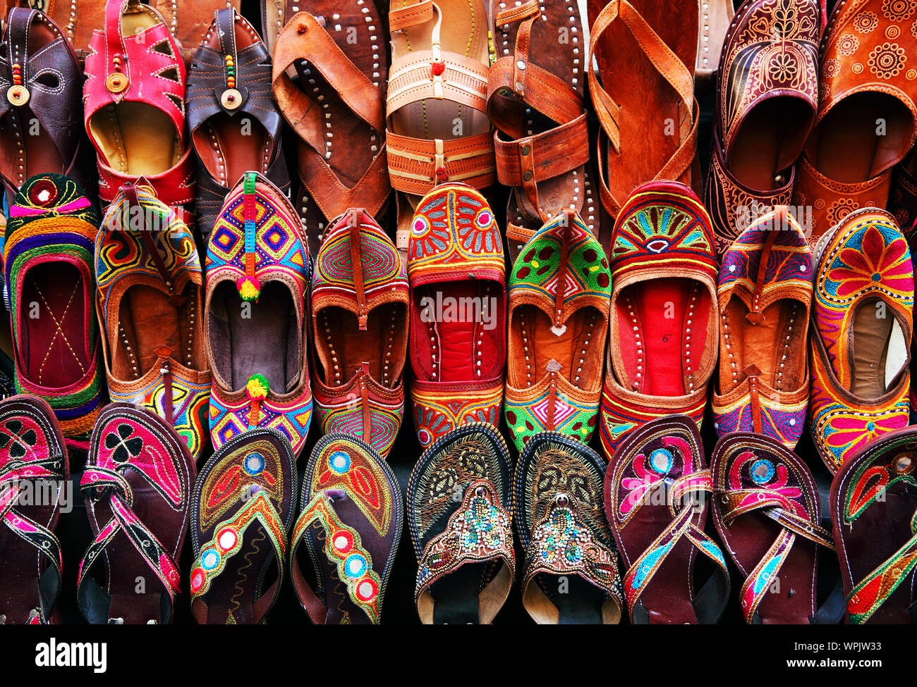 Multi colored shoes hi-res stock photography and images - Alamy