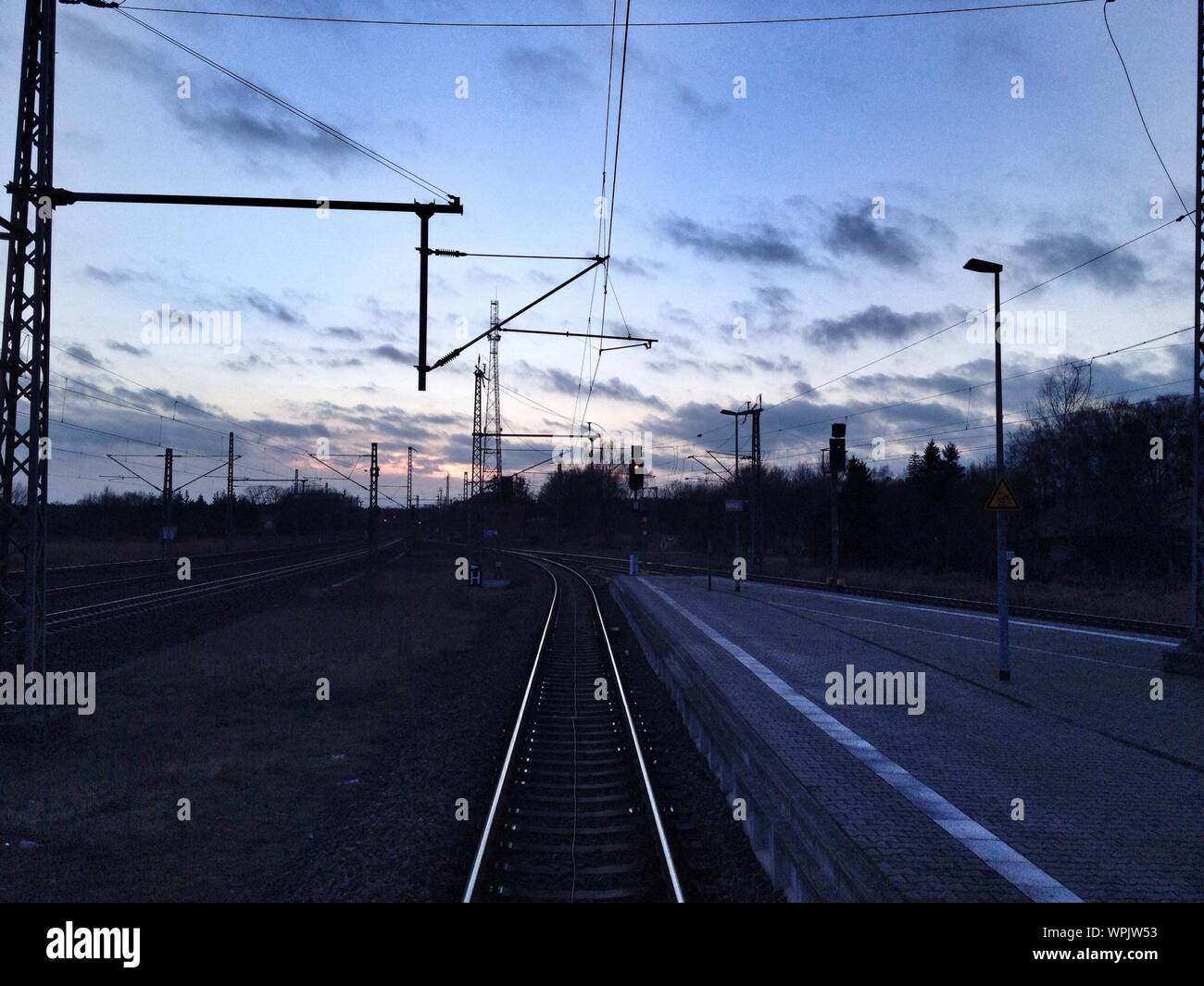 Empty Railroad Track High Resolution Stock Photography and Images - Alamy