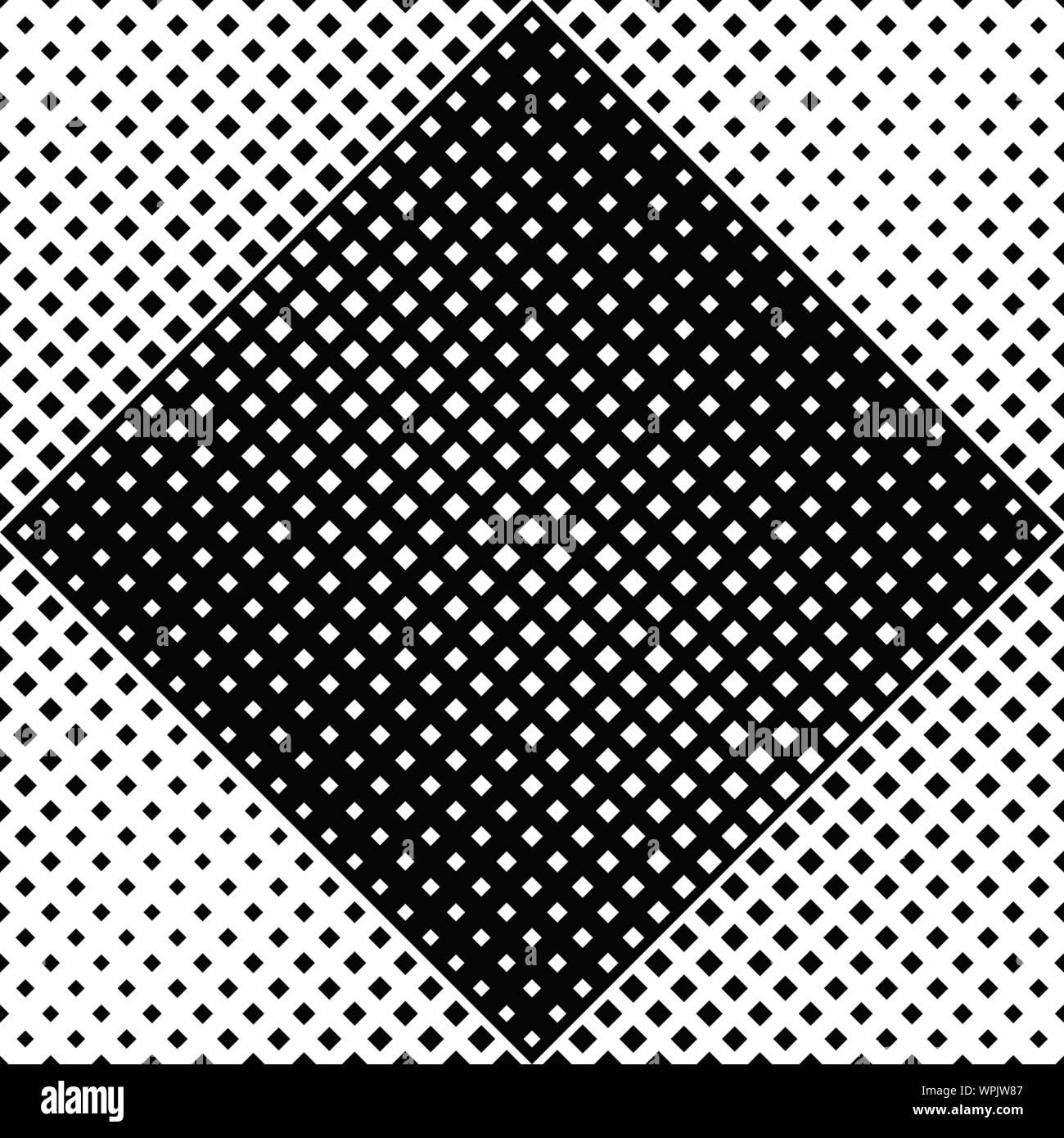 Black and white seamless square pattern background - abstract vector ...