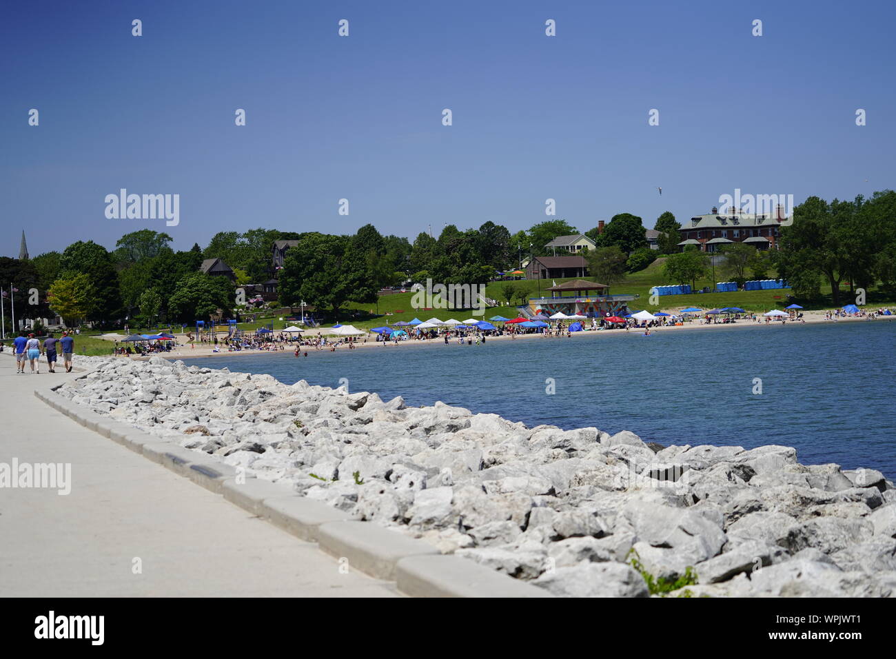 lake, lighthouse, morning, sheboygan, sunrise, wisconsin, blue harbor ...
