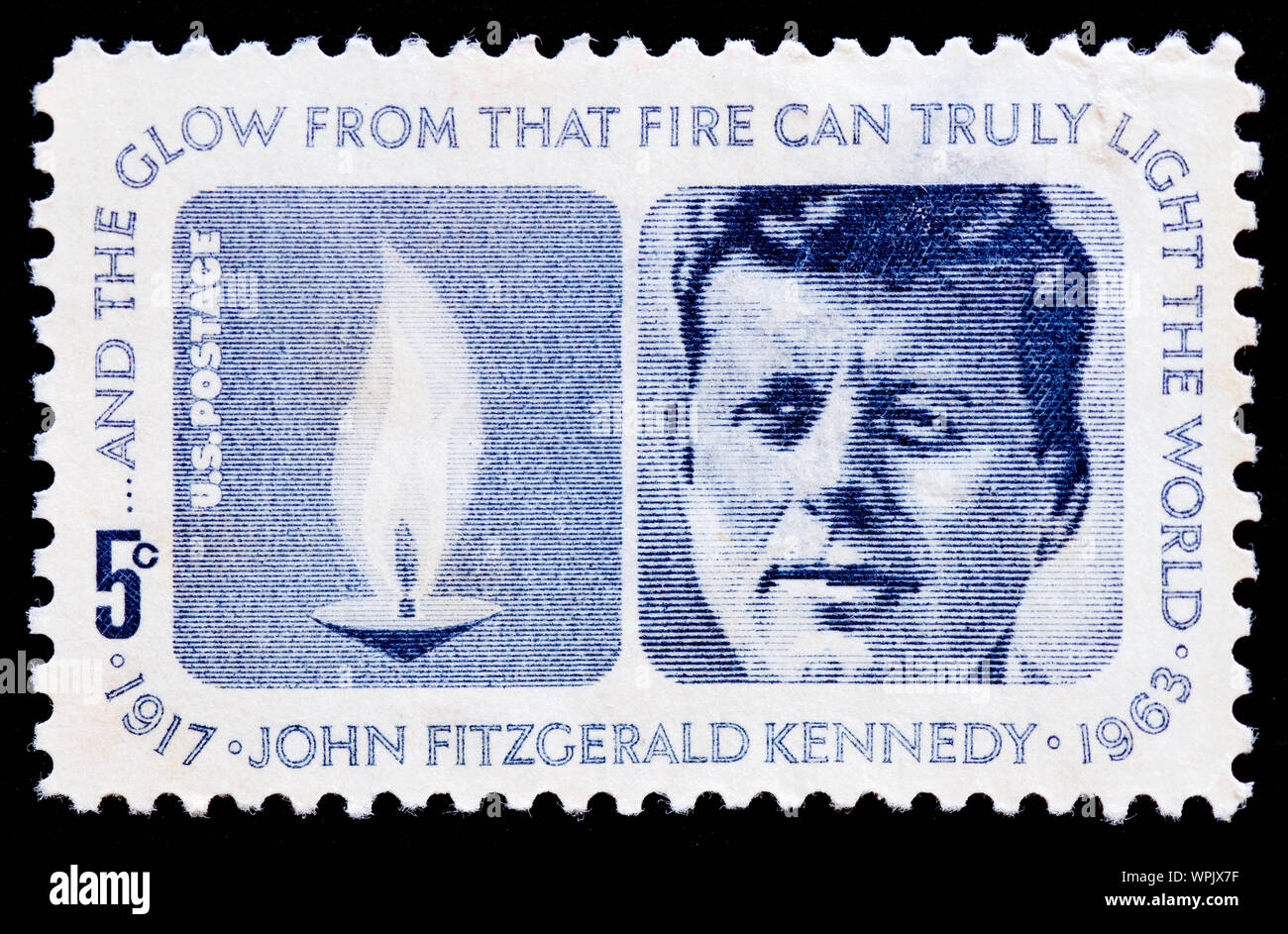 Postage stamp president john kennedy hi-res stock photography and ...