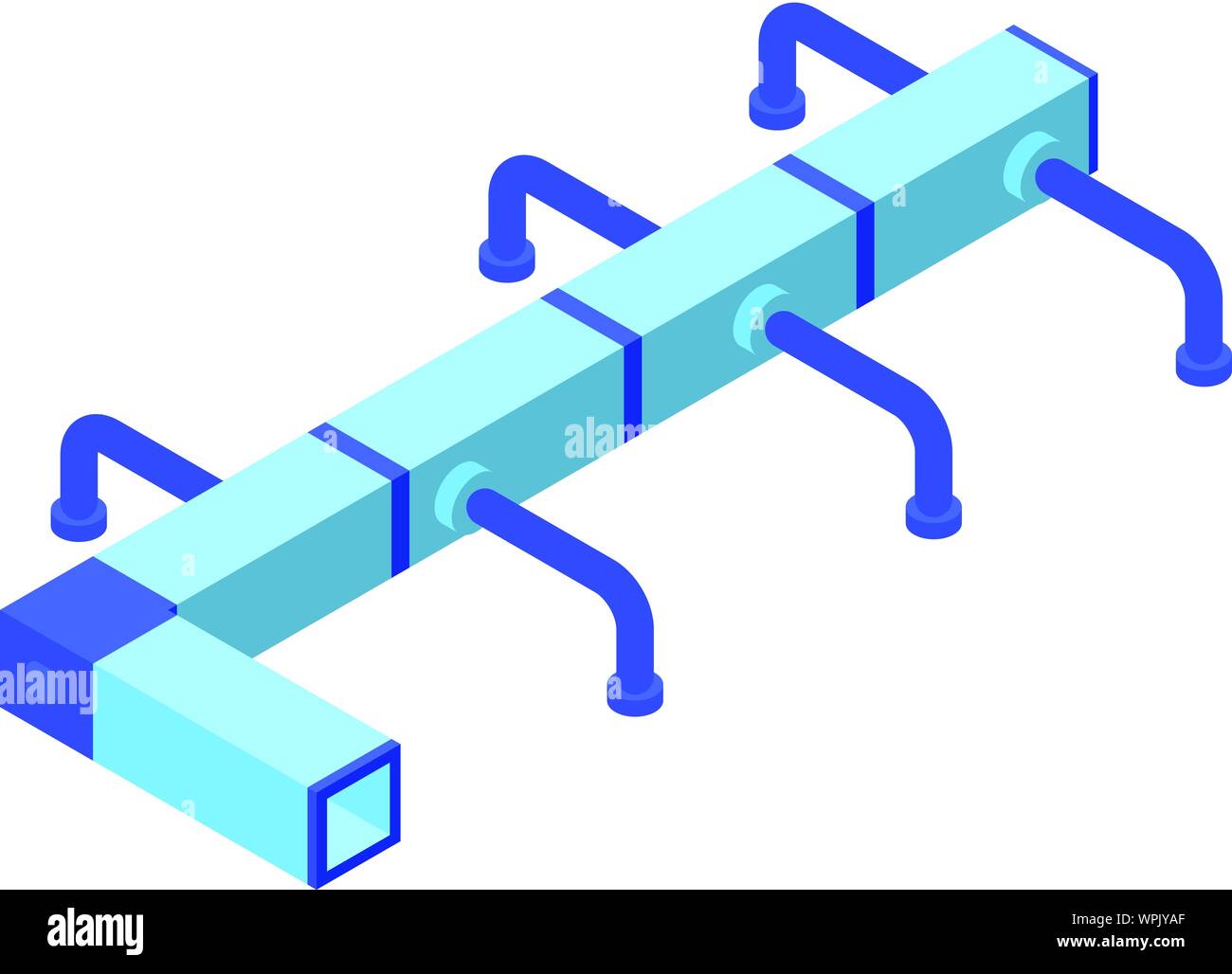 Office ventilation system icon, isometric style Stock Vector Image ...