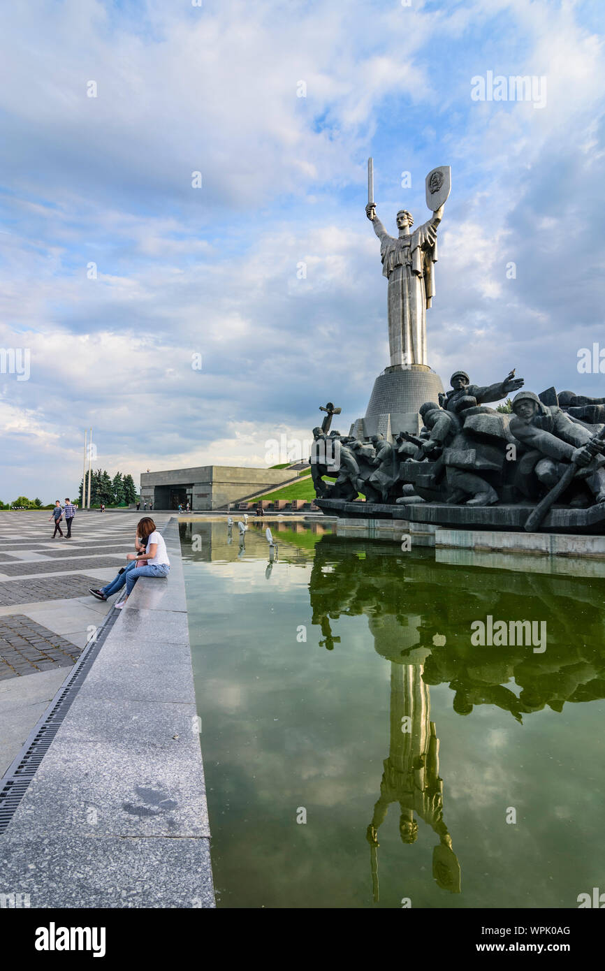 Kiev, Kyiv: Rodina Mat (Motherland Monument), monument "Crossing of the ...