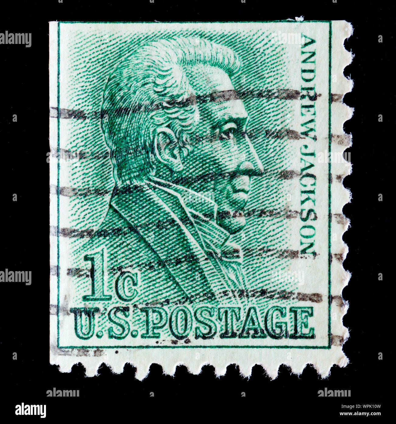 United States Postage Stamp - Andrew Jackson (1767-1845), 7th President ...