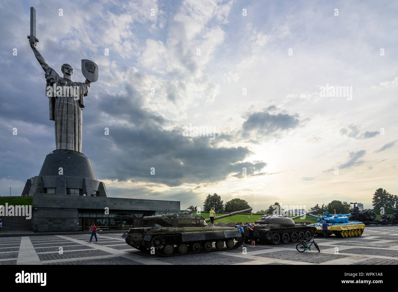 Kiev, Kyiv: Rodina Mat (Motherland Monument) in , Kyiv, Ukraine Stock ...