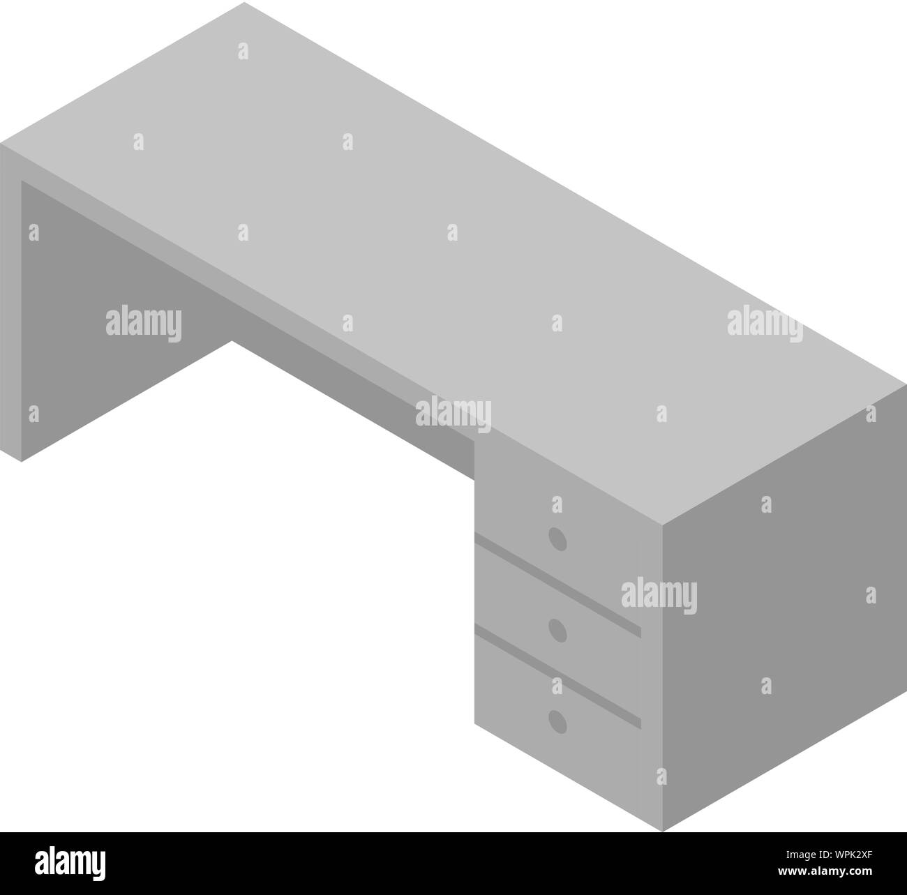 Office table icon, isometric style Stock Vector Image & Art - Alamy