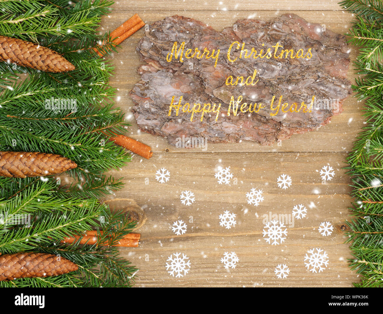 Tree bark with snowflake hi-res stock photography and images - Alamy