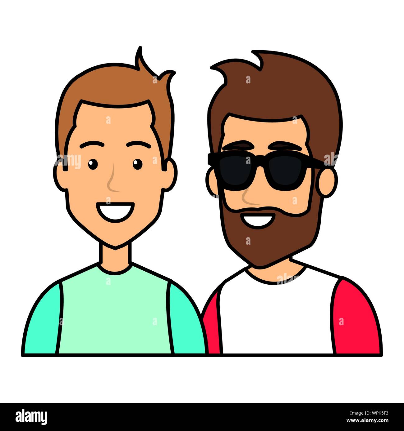 Posing models Stock Vector Images - Alamy