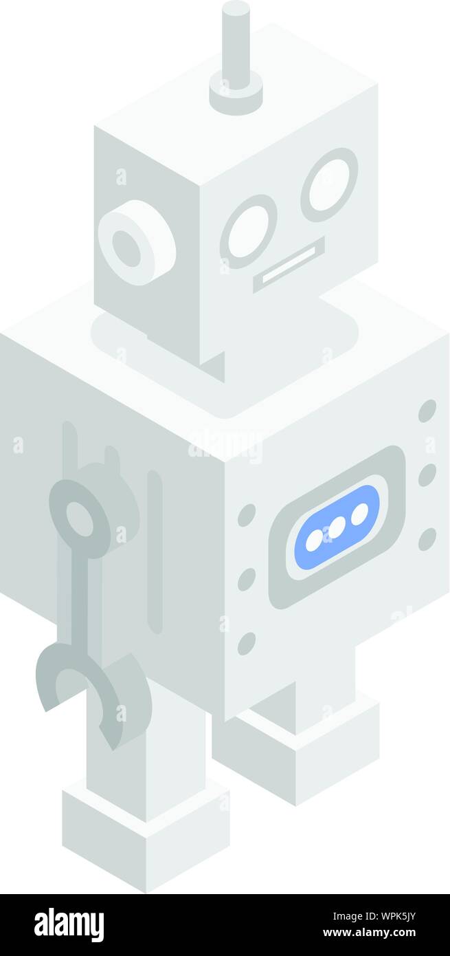 Robot icon, isometric style Stock Vector Image & Art - Alamy