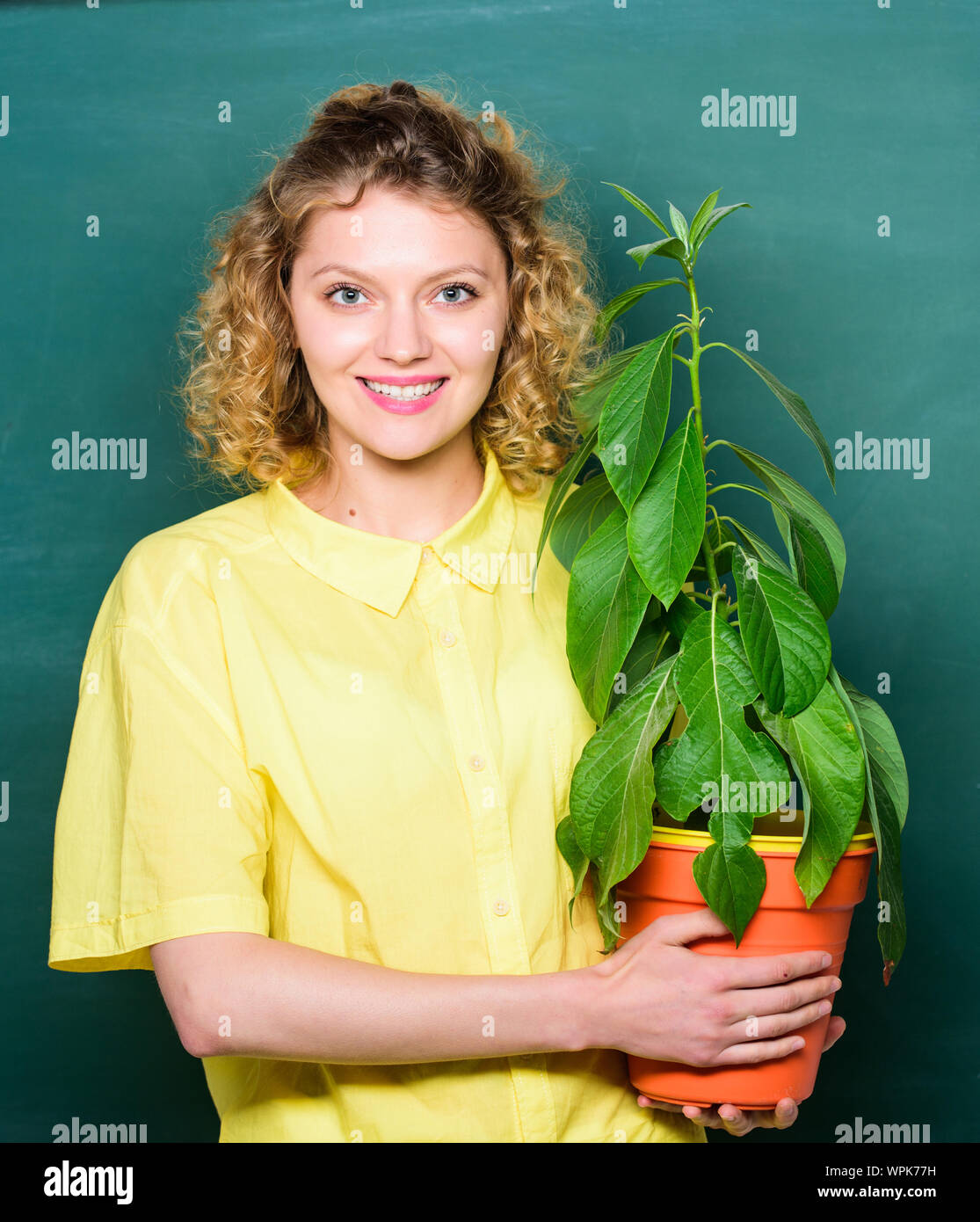 Botany education. Greenery benefits. Botany and nerd concept. Take good ...