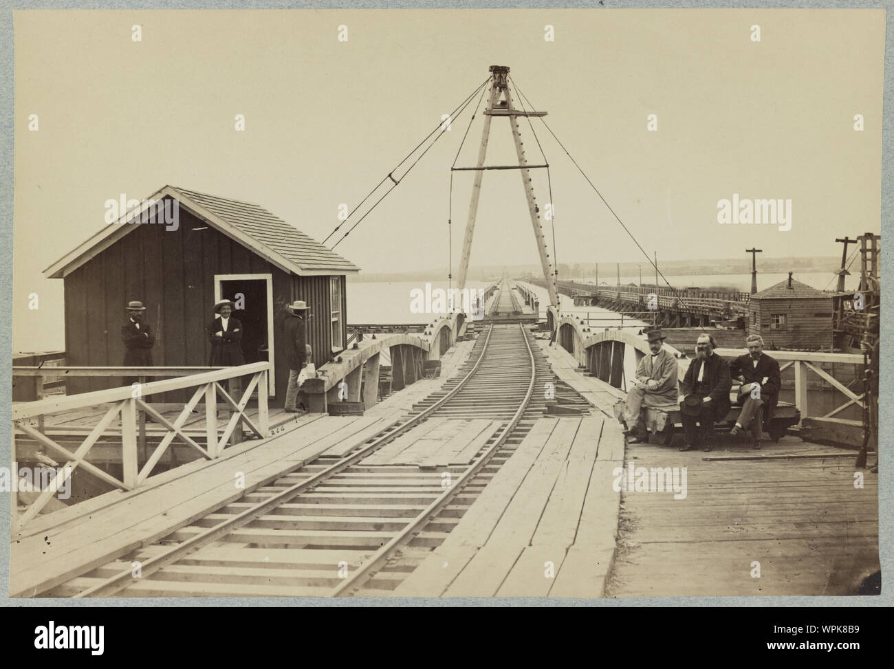 Long Bridge, Washington, D.C Abstract: Photograph shows General Daniel ...