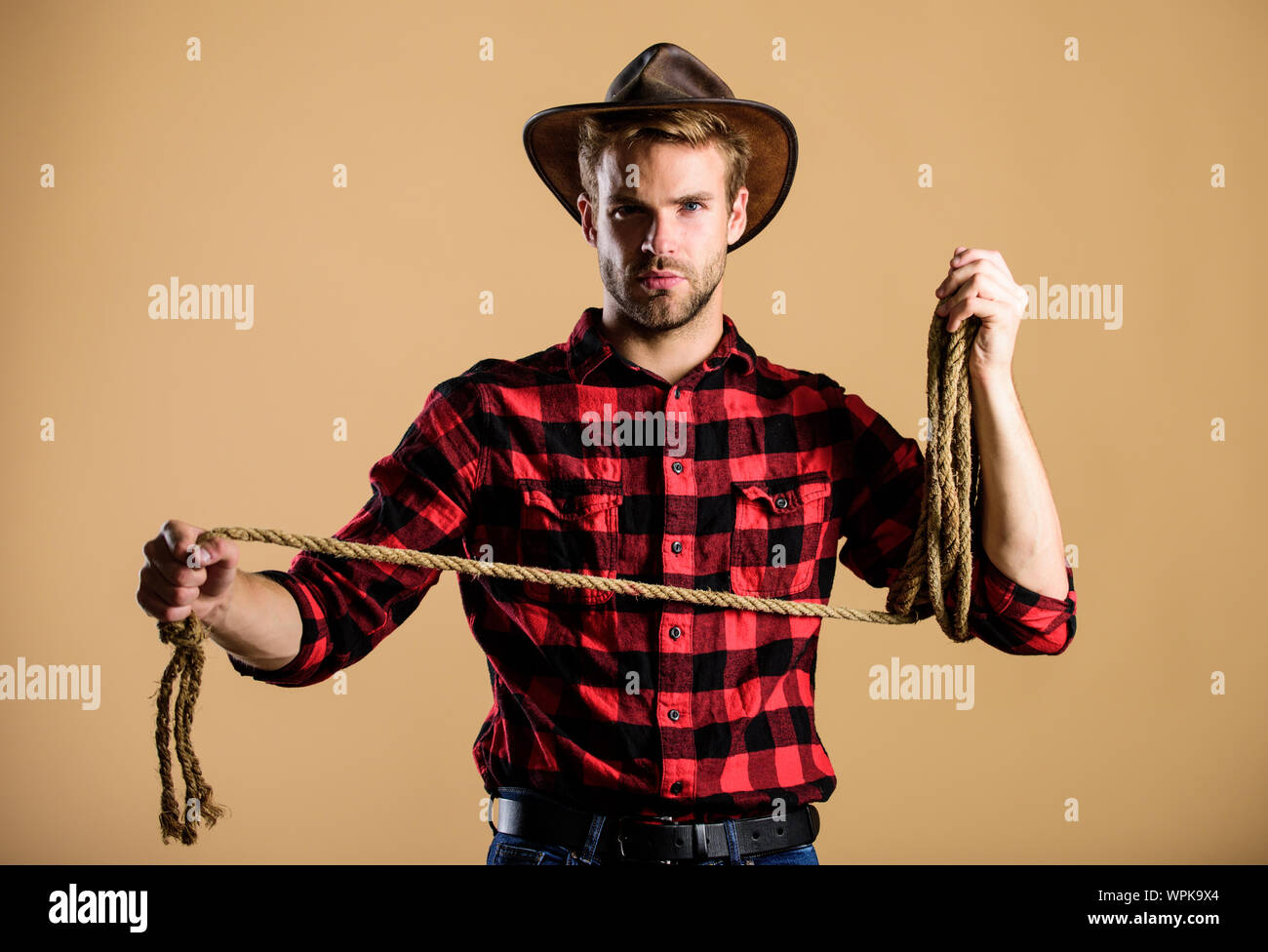 Lassoing High Resolution Stock Photography and Images - Alamy