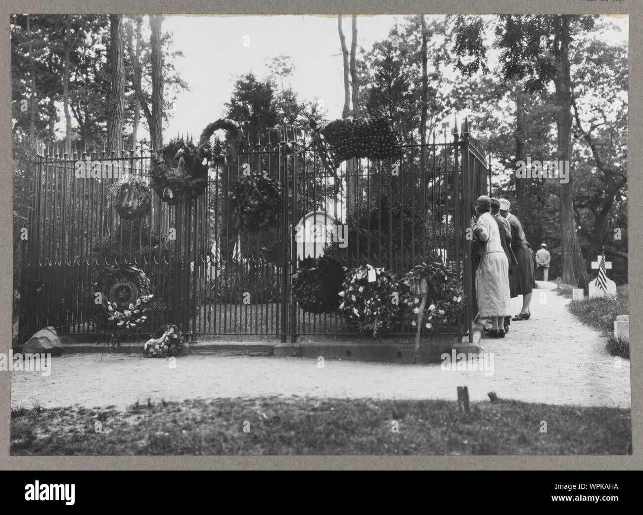 Long Island, Oyster Bay. Grave of Theodore Roosevelt Stock Photo - Alamy