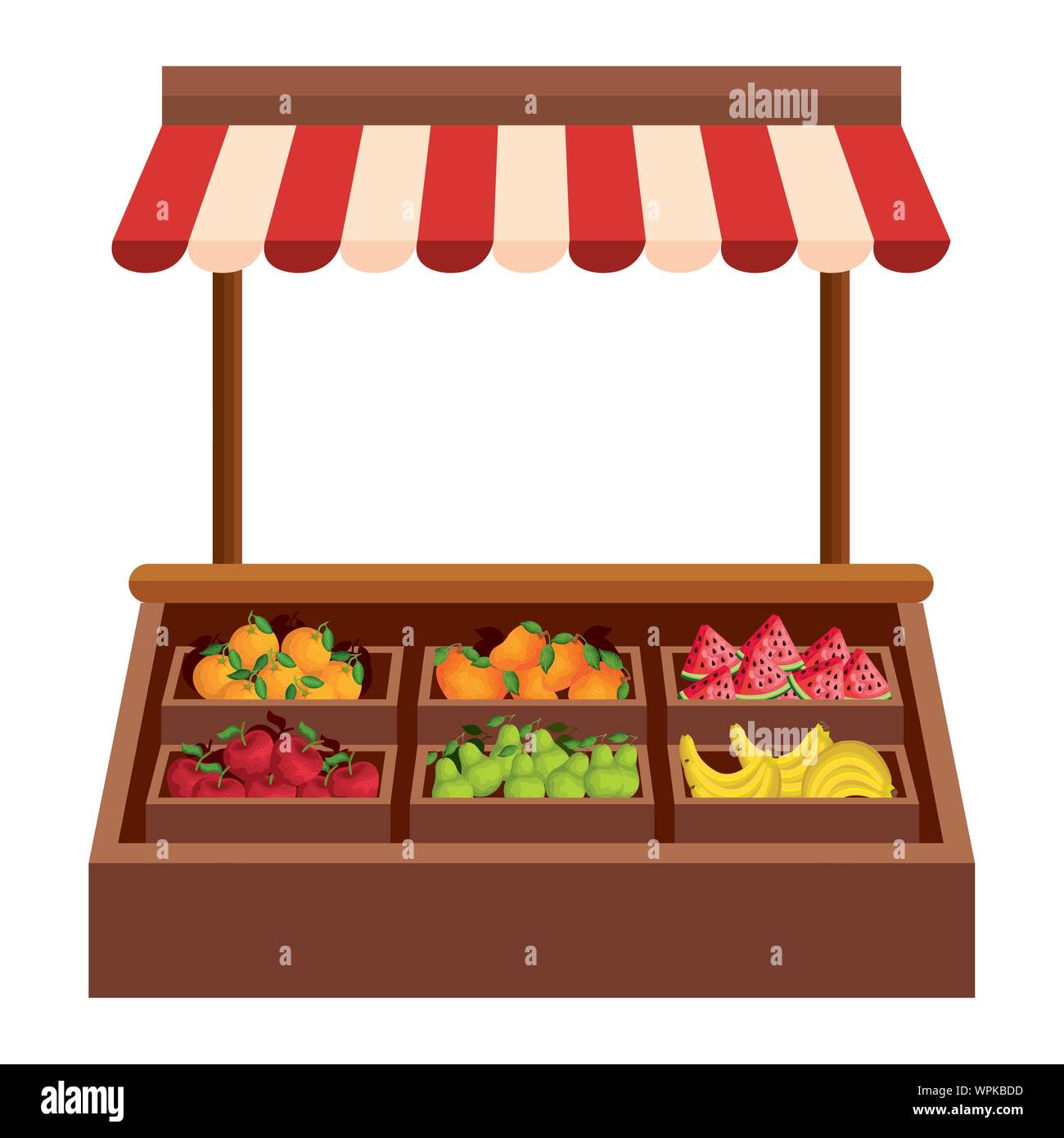 Kiosk products Stock Vector Images - Alamy