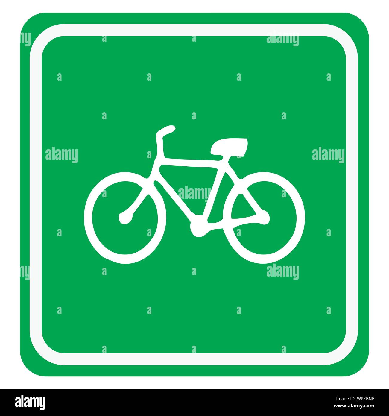 Pedestrian cycle only Stock Vector Images - Alamy