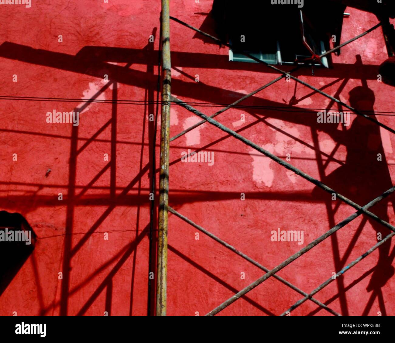 Construction worker shadow hi-res stock photography and images - Alamy