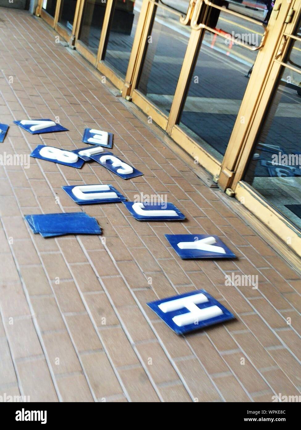 Letters On Facade High Resolution Stock Photography and Images - Alamy