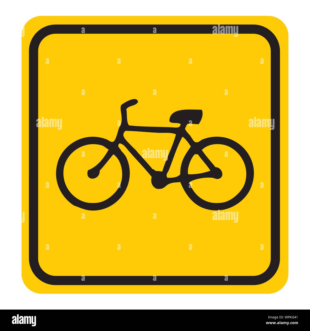 Pedestrian and cycle way Stock Vector Images - Alamy
