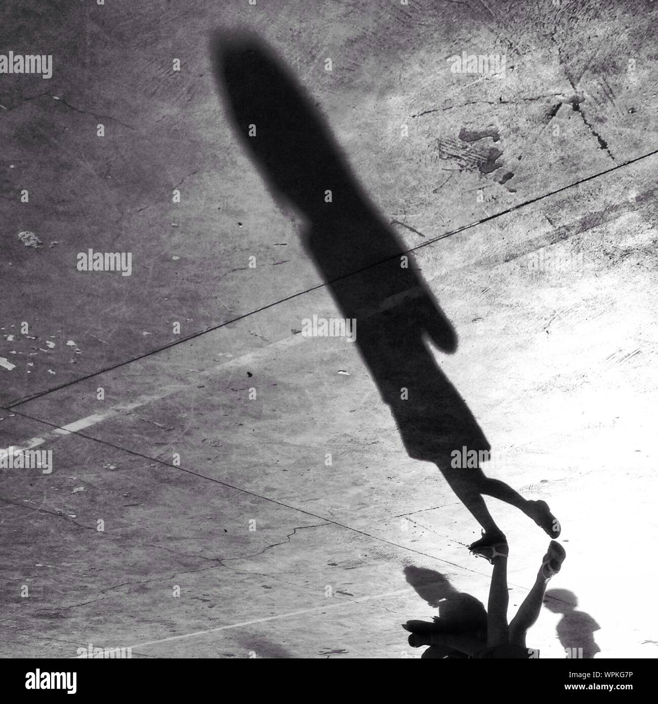 Shadow of walking hi-res stock photography and images - Alamy