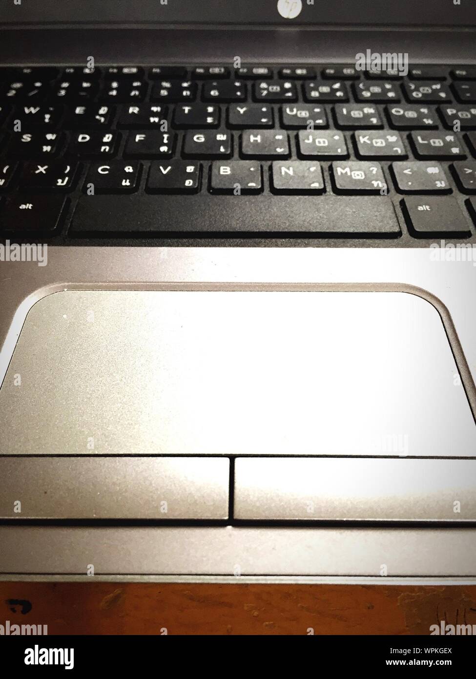 Laptop touchpad hi-res stock photography and images - Alamy