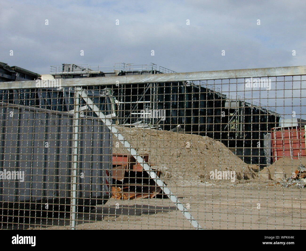 Construction Site Gate High Resolution Stock Photography and Images - Alamy