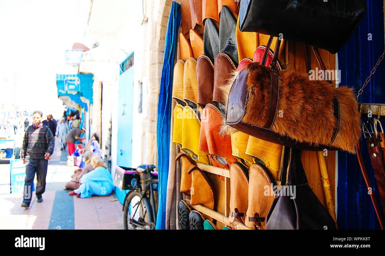Leather Bag Stall High Resolution Stock Photography and Images - Alamy
