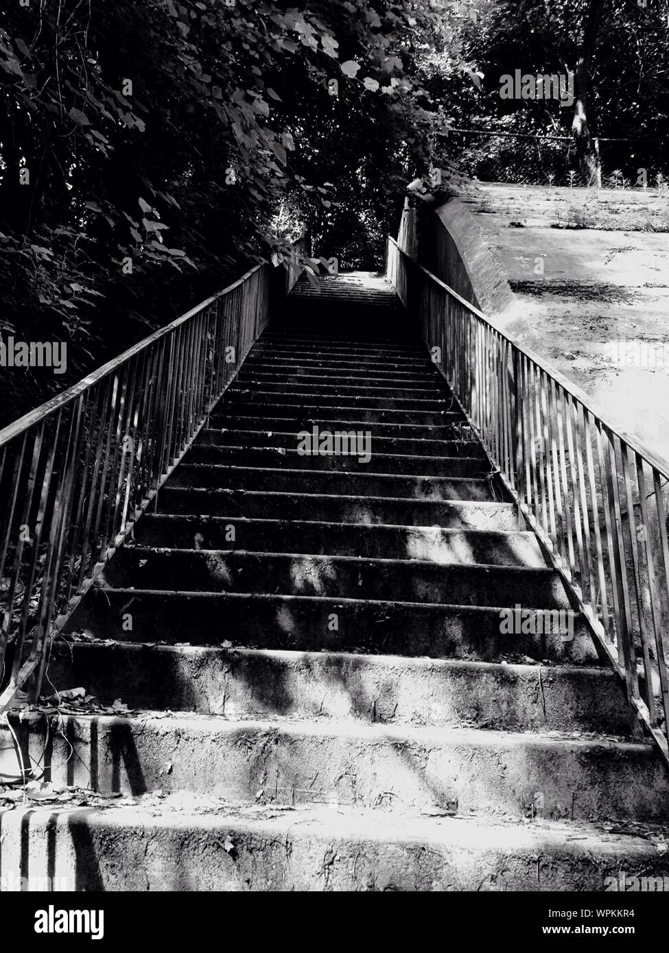 Narrow Staircase Railing High Resolution Stock Photography and Images ...