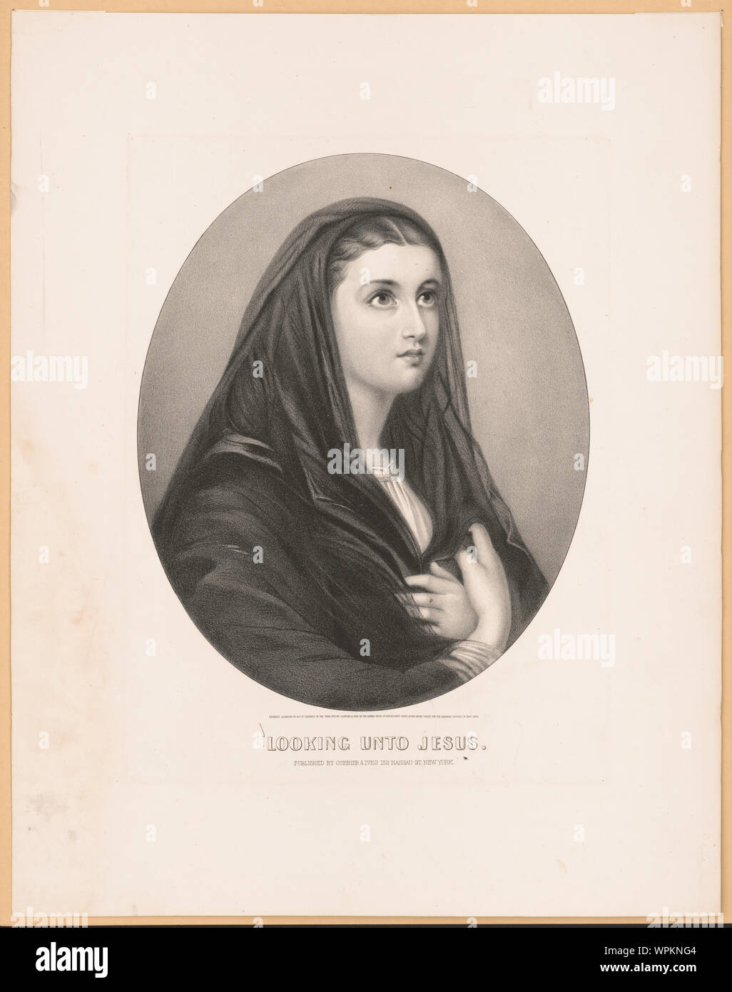 Looking unto Jesus Stock Photo - Alamy