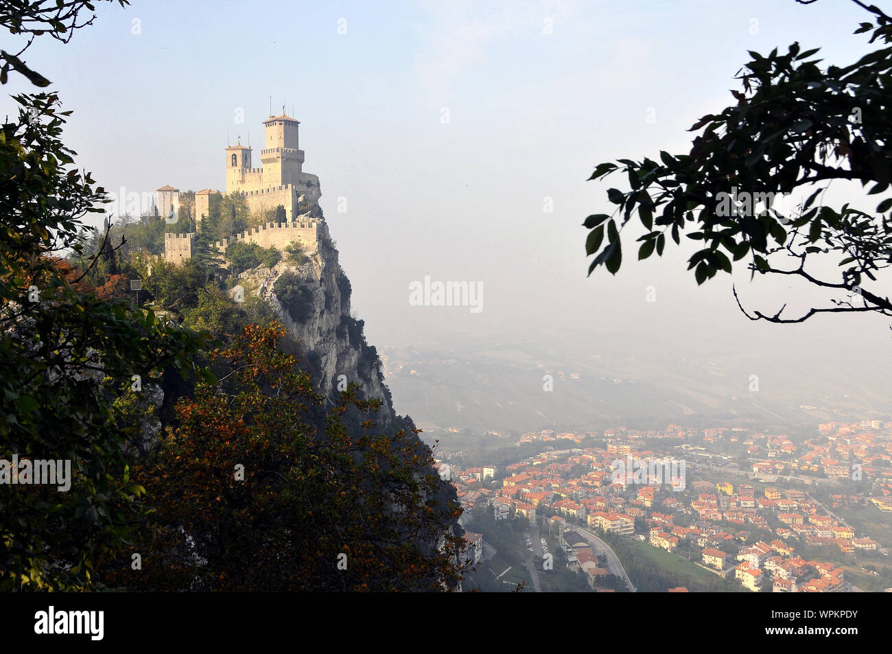 Fortress la guaita tower hi-res stock photography and images - Alamy