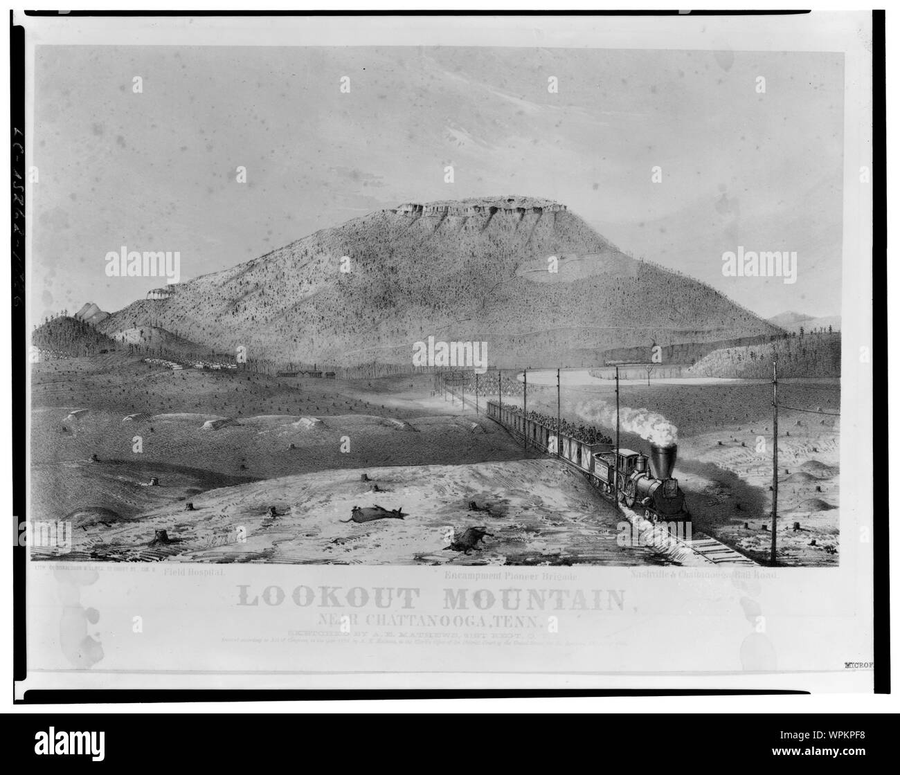 Chattanooga lookout mountain Black and White Stock Photos & Images - Alamy