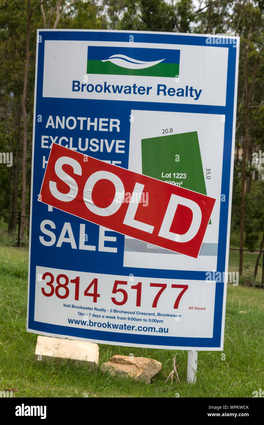 A plot of land sold for a home to be built in a residential area of the ...