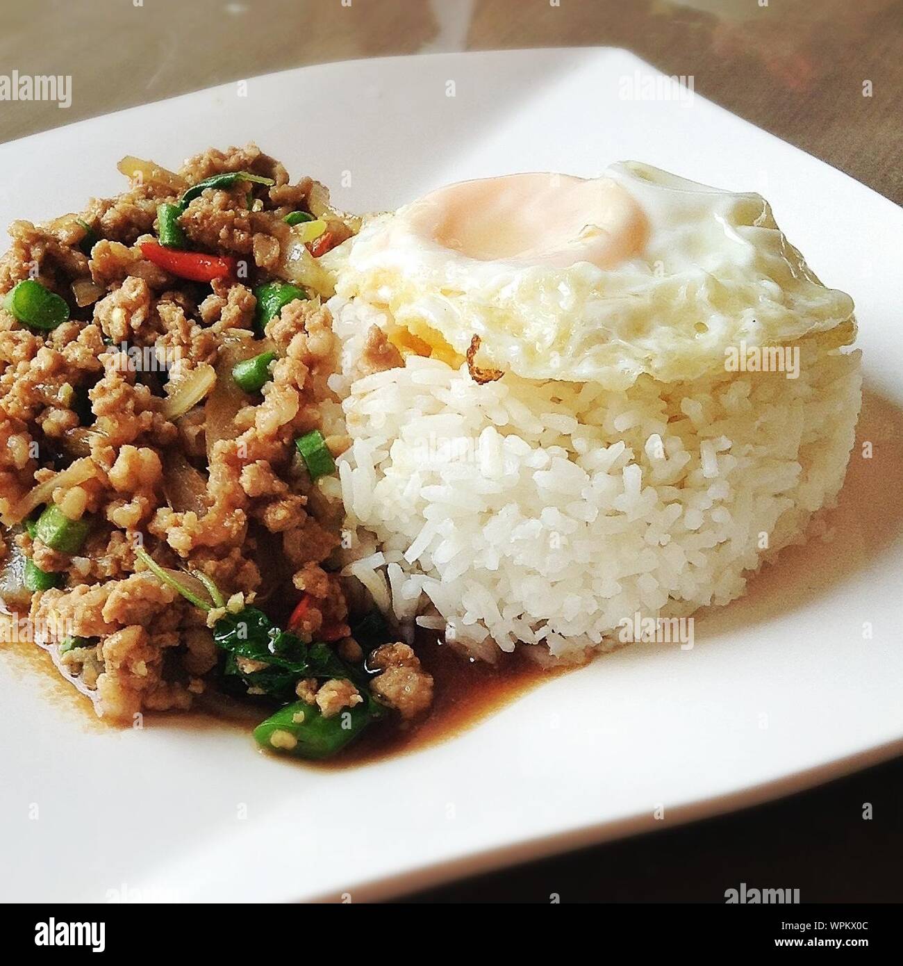 Rice and fried egg hi-res stock photography and images - Alamy