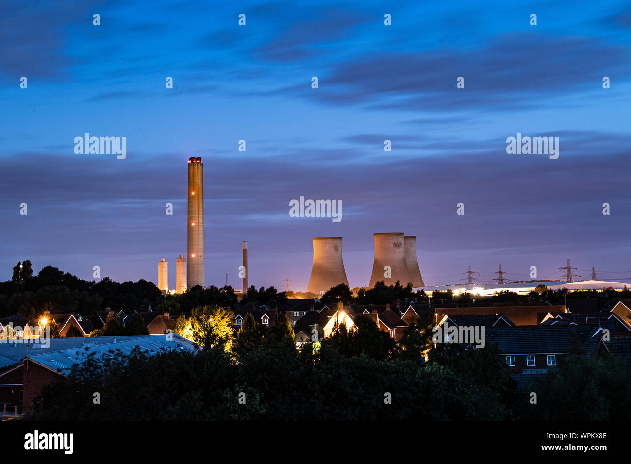Cooling tower demolition hi-res stock photography and images - Alamy