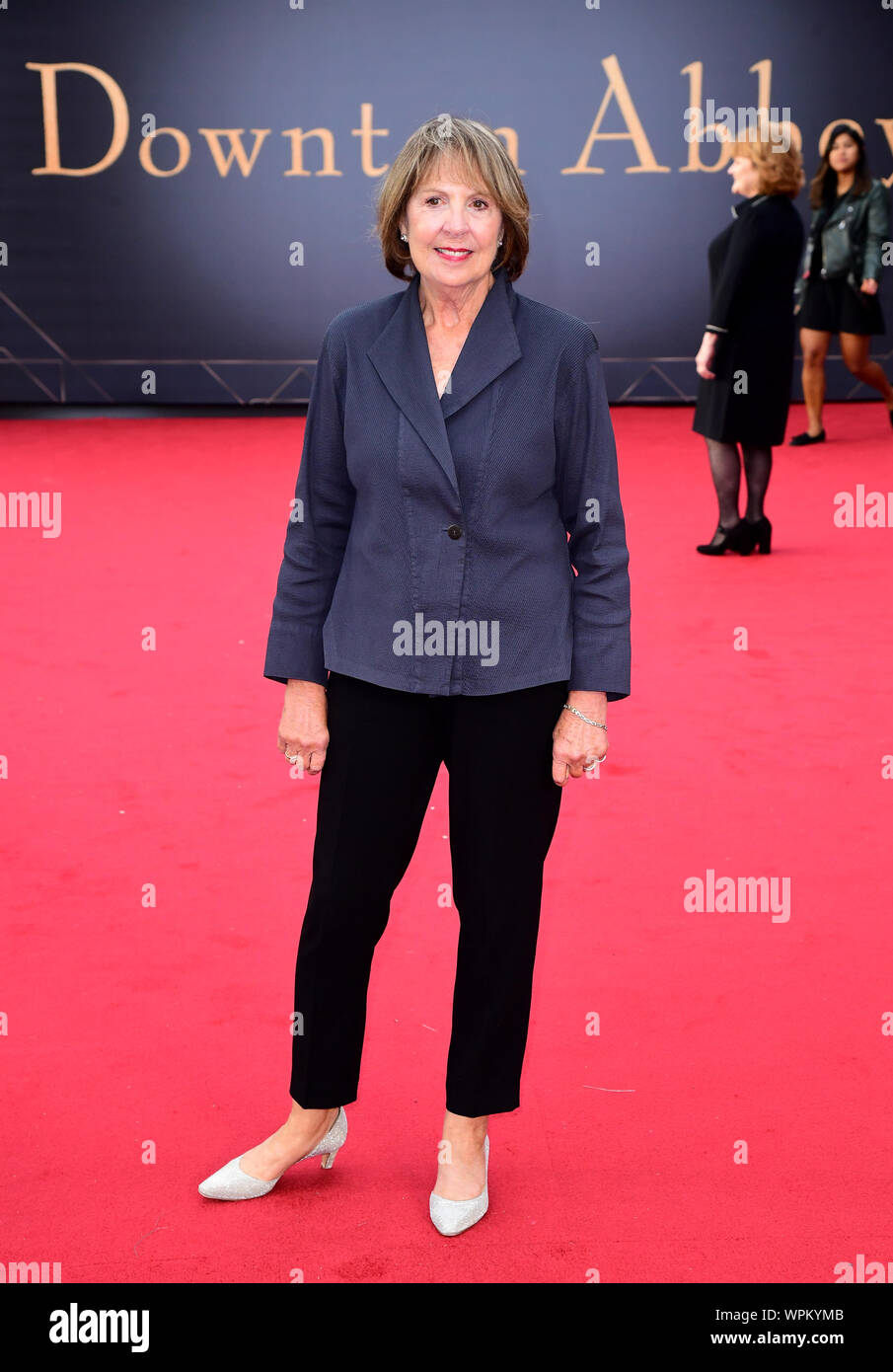 Penelope wilton attending world premiere downton abbey hi-res stock ...