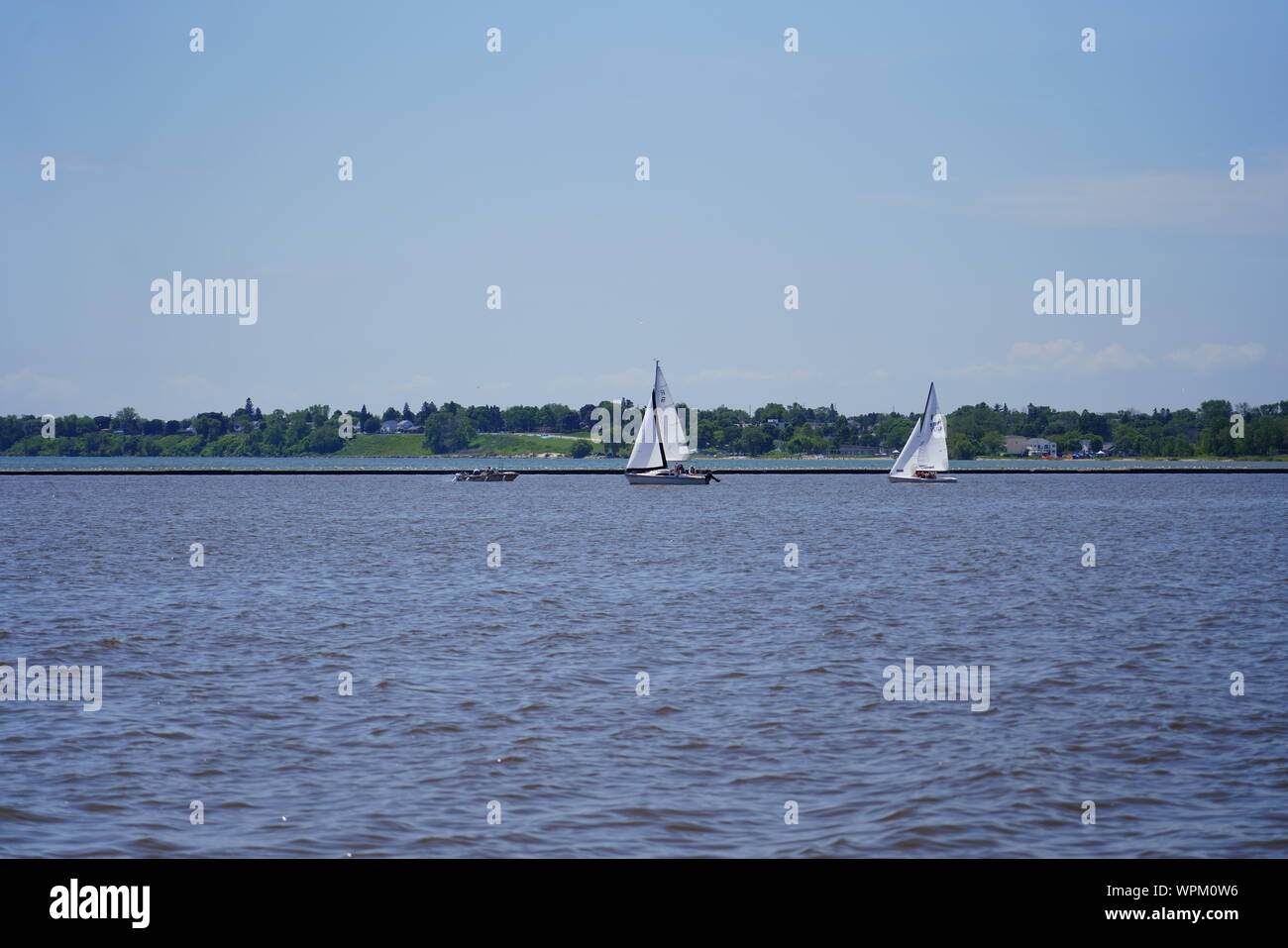 lake, lighthouse, morning, sheboygan, sunrise, wisconsin, blue harbor ...