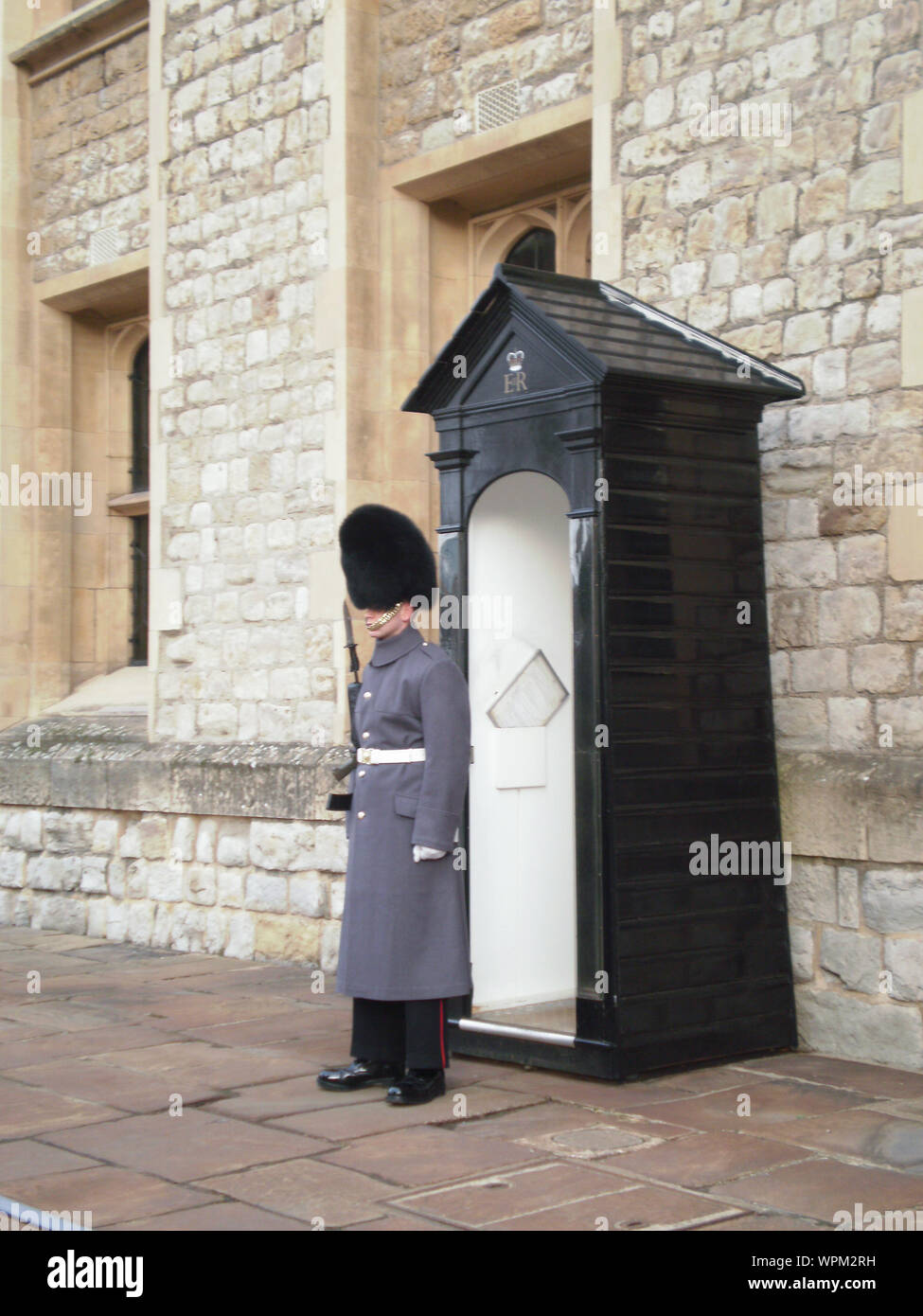 Queen Soldier Making Guard In The Inner Courtyard Of The Tower Of ...
