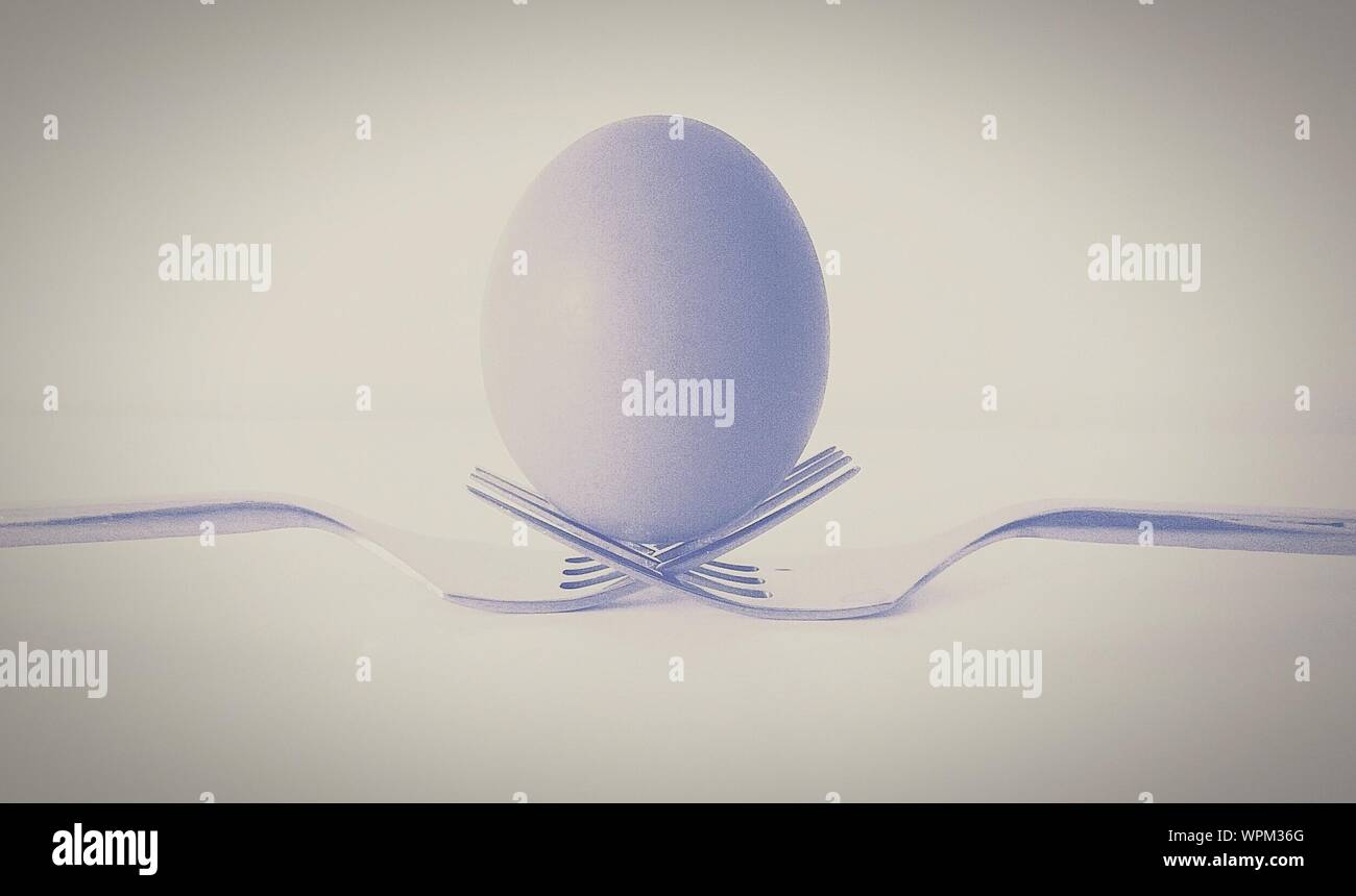 Fork and egg balancing hi-res stock photography and images - Alamy