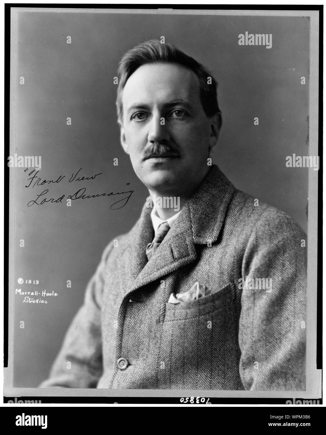 Lord Edward John Moreton Drax Plunkett Dunsany, half-length portrait ...