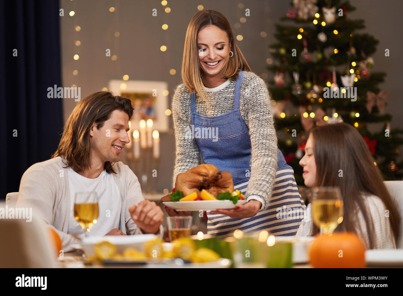 Father christmas turkey hi-res stock photography and images - Alamy
