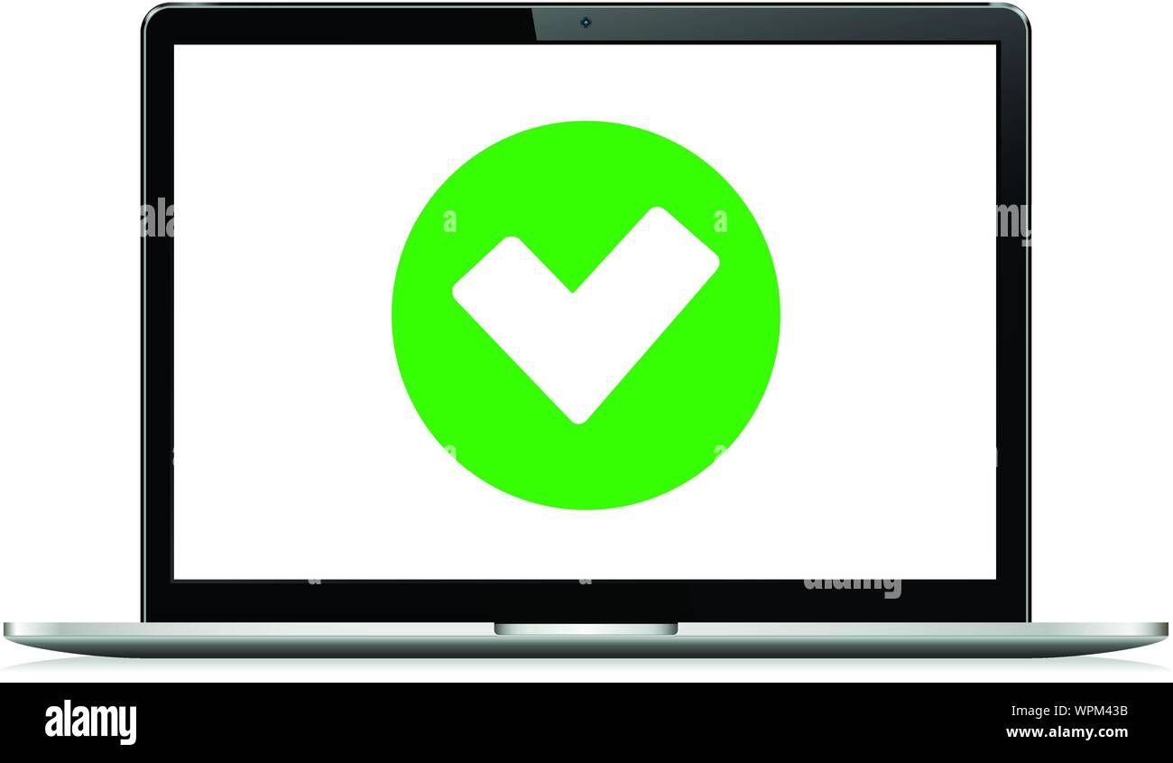 Digital checkmark Stock Vector Images - Alamy